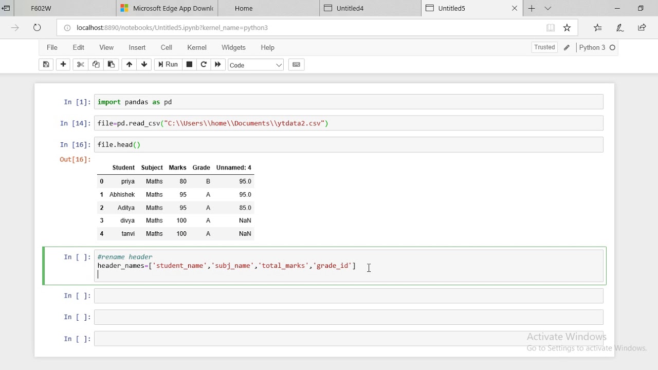 How To Create Csv File With Header In Python At Jasmine Hodges Blog
