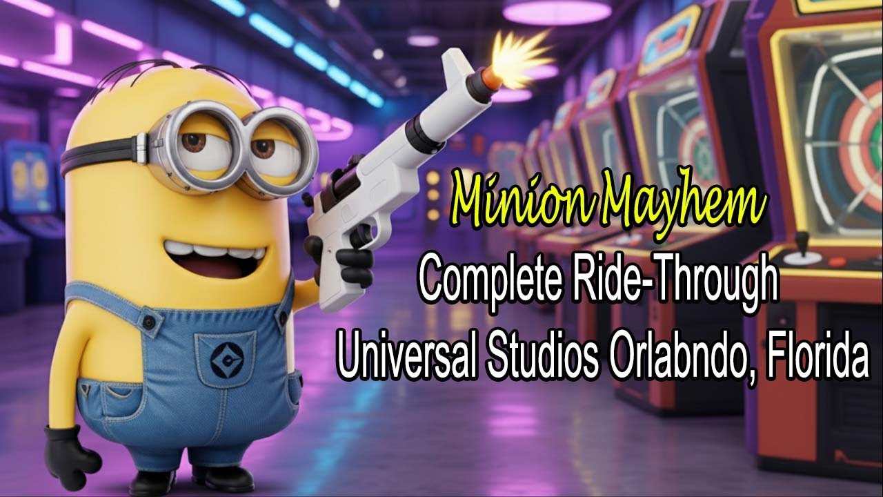 Minion Mayhem Ride Through Youtube