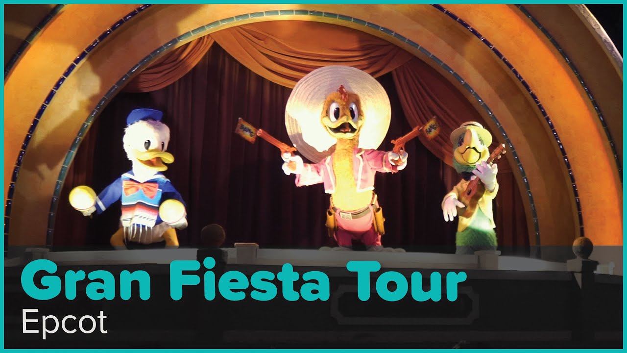 Gran Fiesta Tour Starring The Three Caballeros Full Length Ride 4k