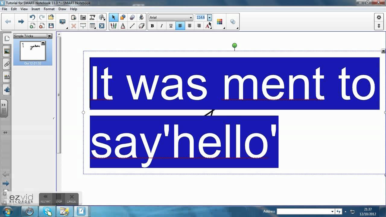 Smart Notebook 11 Basics Youtube