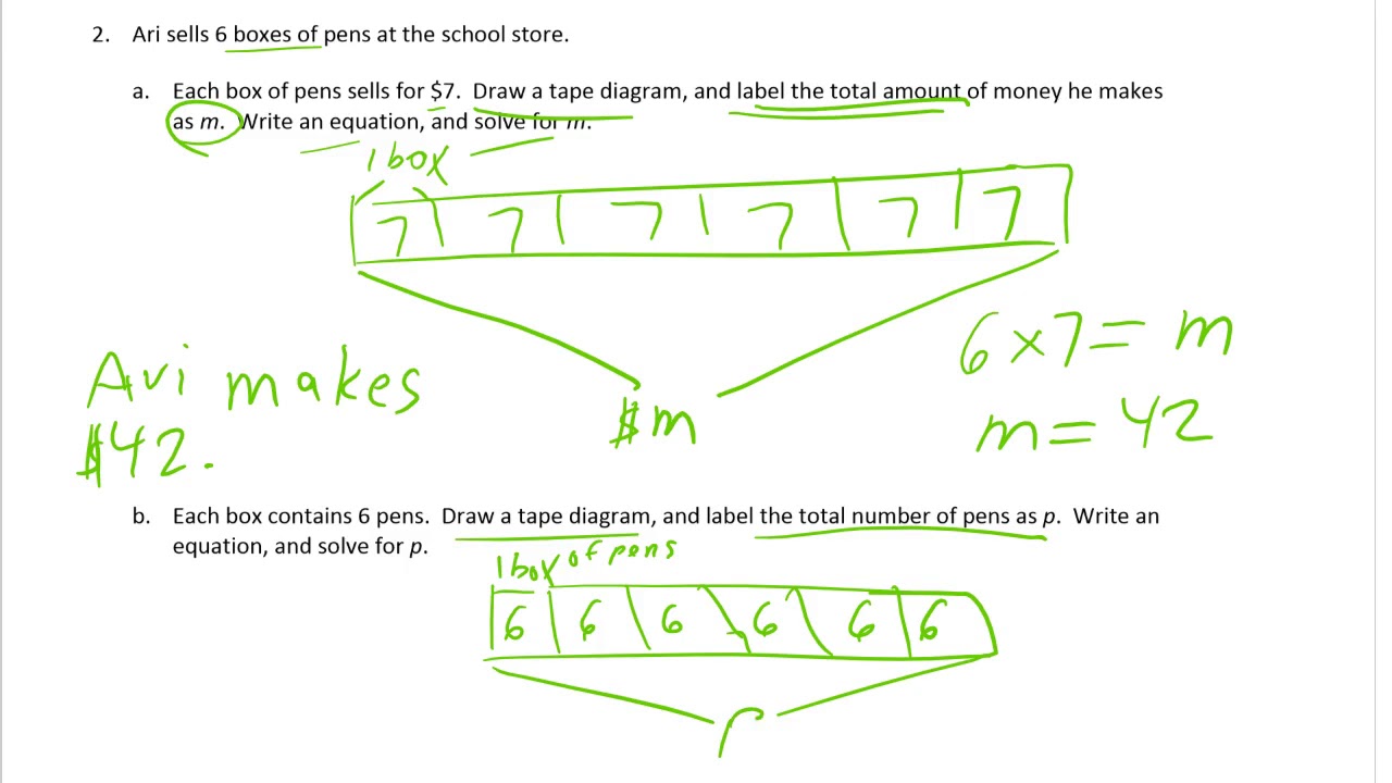 Lesson 7 Homework Module 3 Grade 3 Youtube
