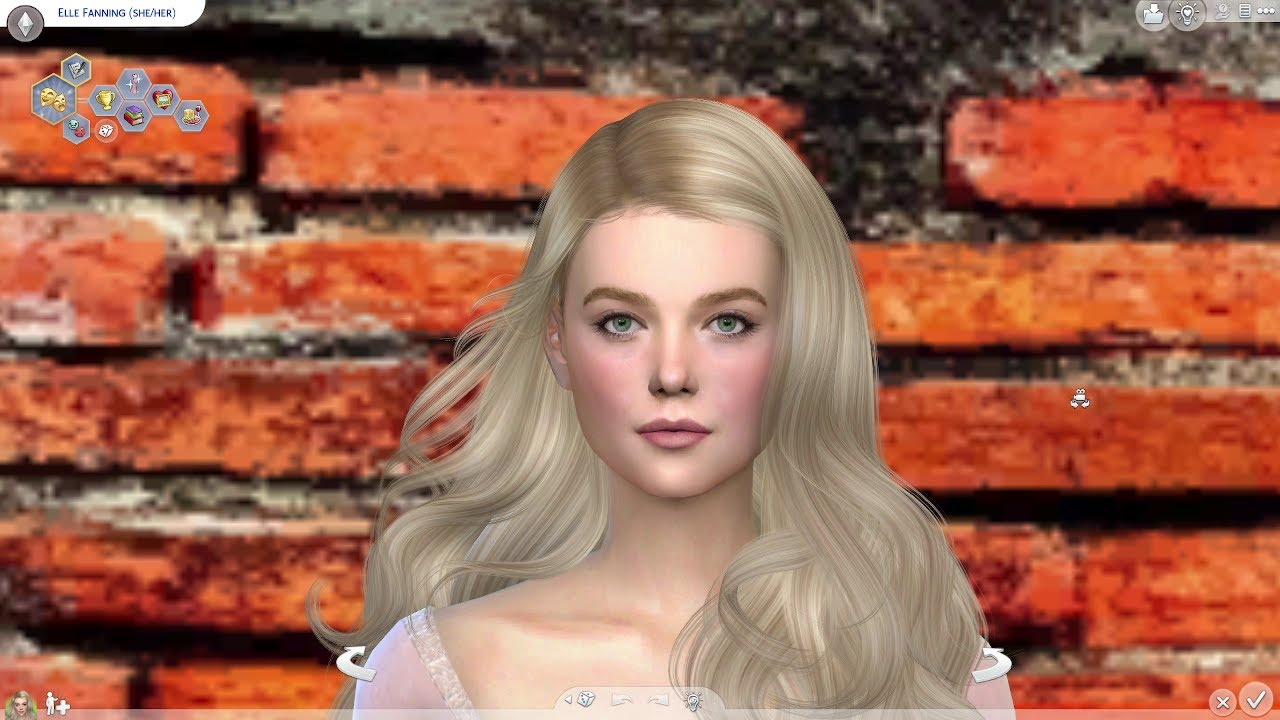 The Sims 4 Create A Sim Elle Fanning Youtube