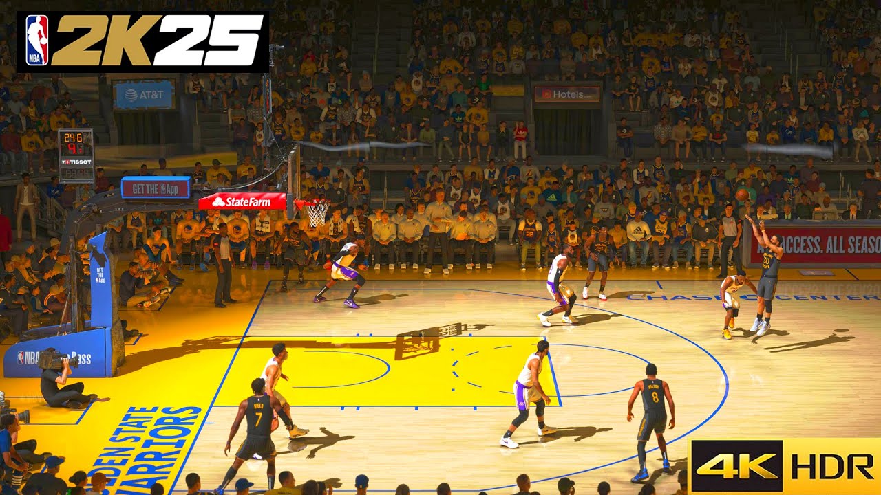 Nba 2k25 Pc Gameplay Warriors Vs Lakers 4k Uhd Youtube