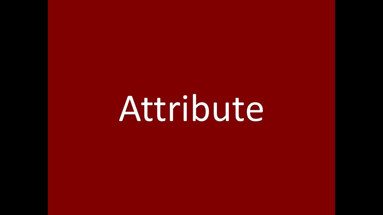 Attribute Youtube