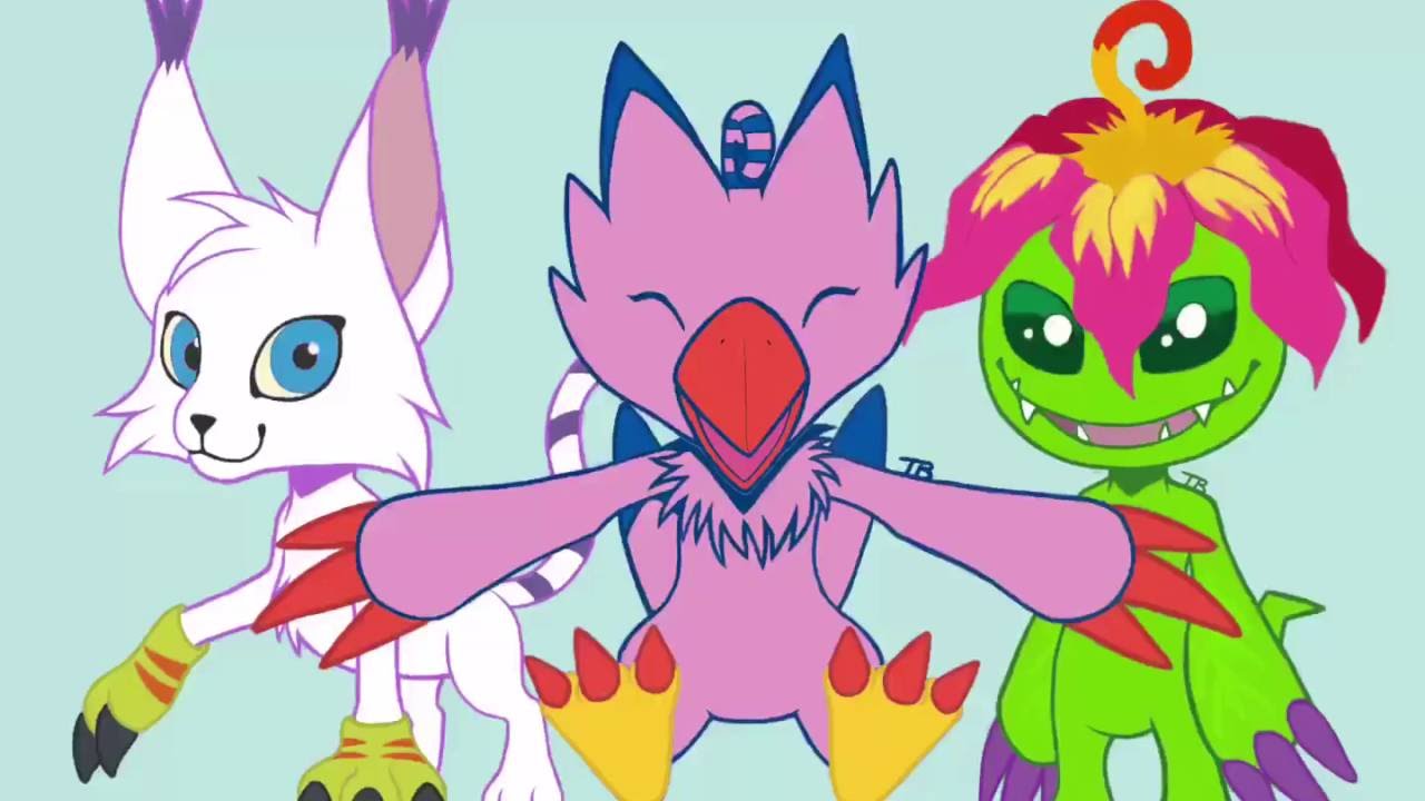 Digimon Girls Speedpaint Youtube