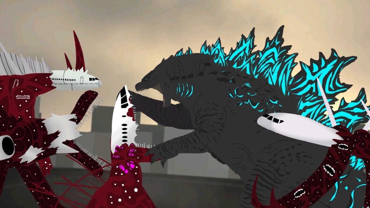 Godzilla Vs Infected Sky Youtube