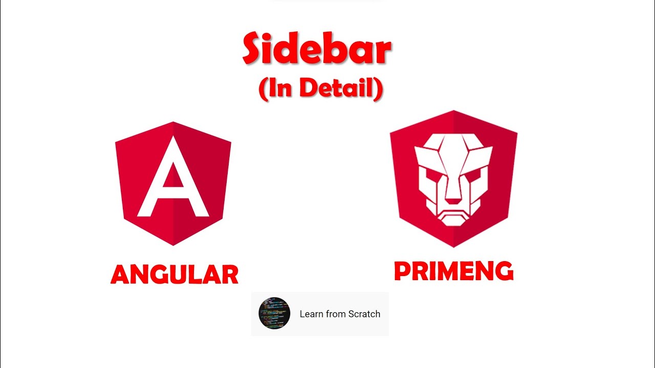 Primeng Sidebar Component In Detail Angular Youtube