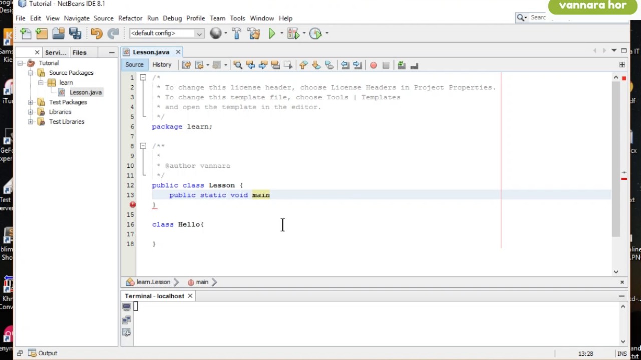 Java Class And Object Intro Youtube