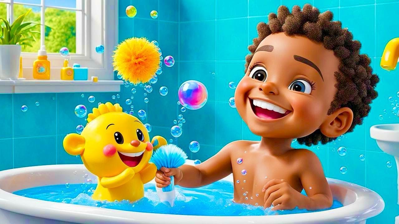 Bath Time Nursery Rhyme Song For Kids Youtube