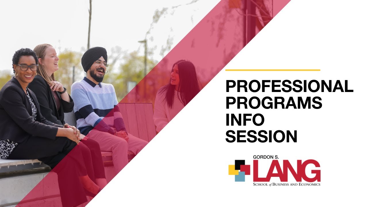 Professional Programs Info Session Youtube