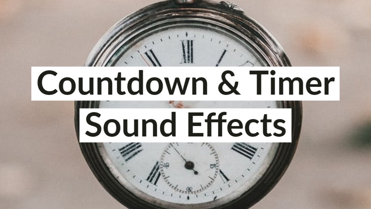Countdown Timer Sound Effects 3 2 1 5 Second 10 Second Youtube