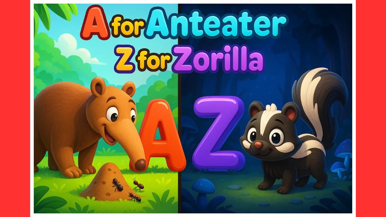 Magical Abc Land рџ A For Anteater To Z For Zorilla Alphabet