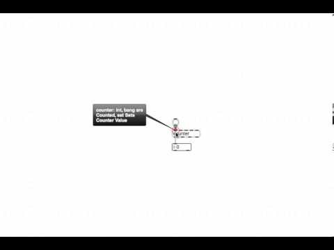 Max Tutorial Counter Object Part 1 Youtube
