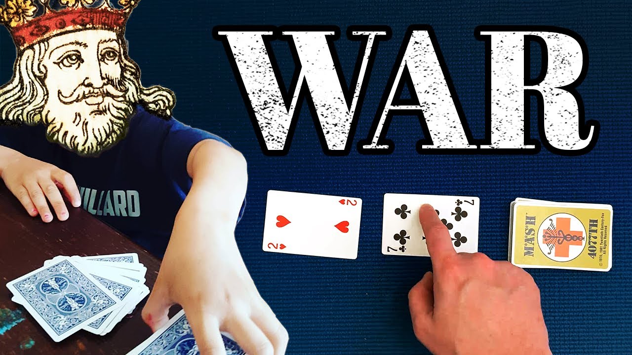 How To Play War Card Game Youtube