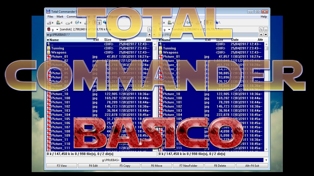 Total Commander Básico Youtube