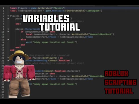 Beginner S Roblox Scripting Tutorial Ep 2 Variables Youtube