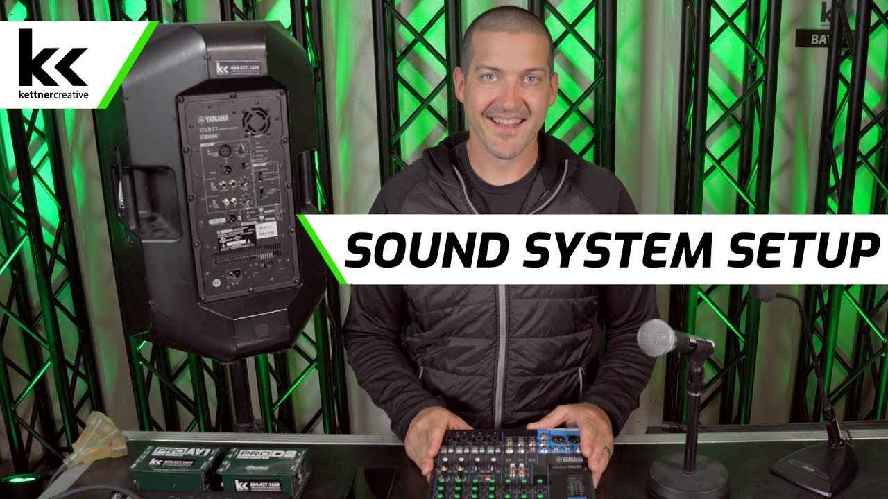 How To Setup A Sound System Youtube