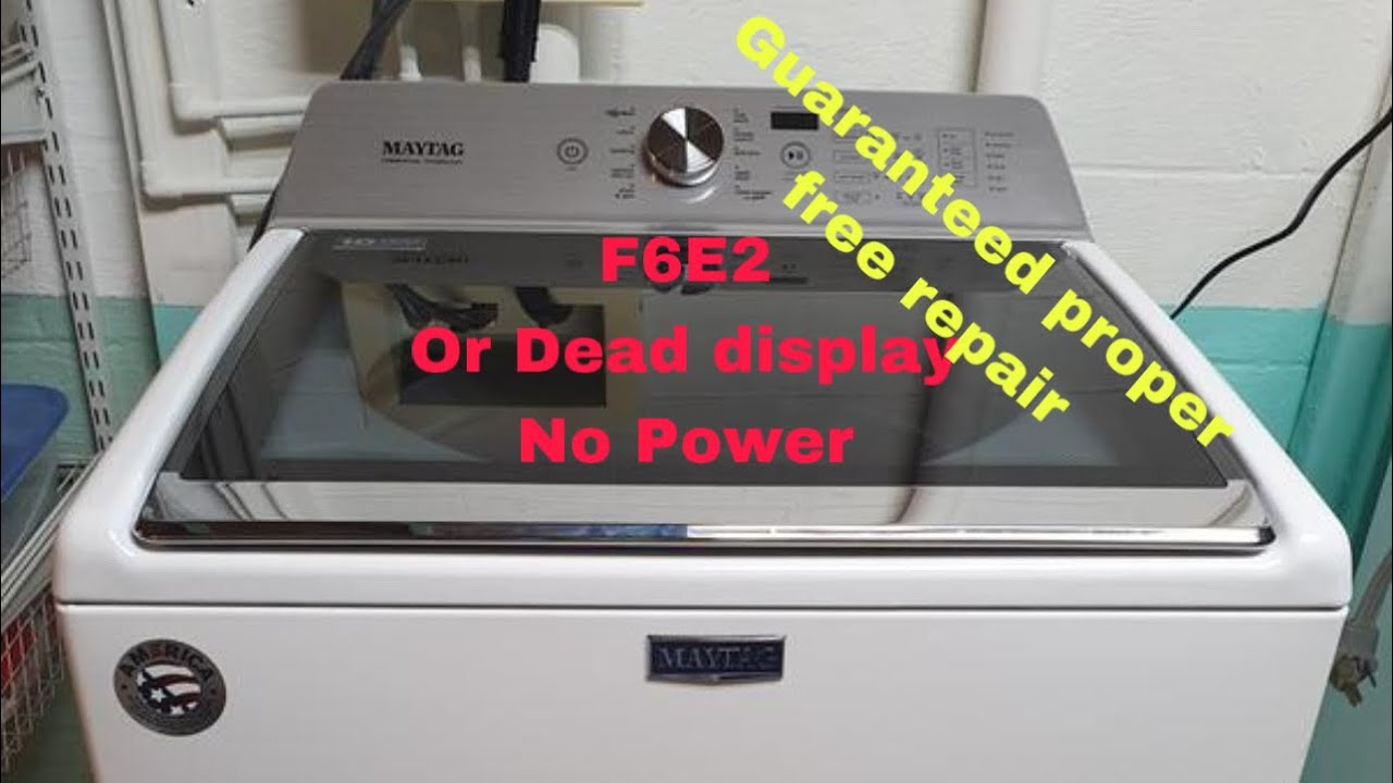 Maytag Top Load Washer F6 E2 At Larry Hinojosa Blog