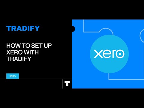How To Set Up Xero With Tradify Youtube