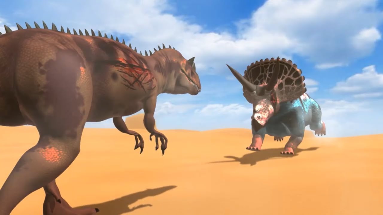 Ceratosaurus Vs Diceratops Sound Effects Edition Youtube