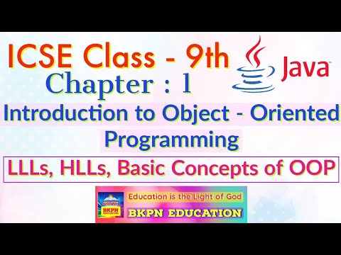 Icse Class 9th Java Chapter 1 Introduction To Object Oriented