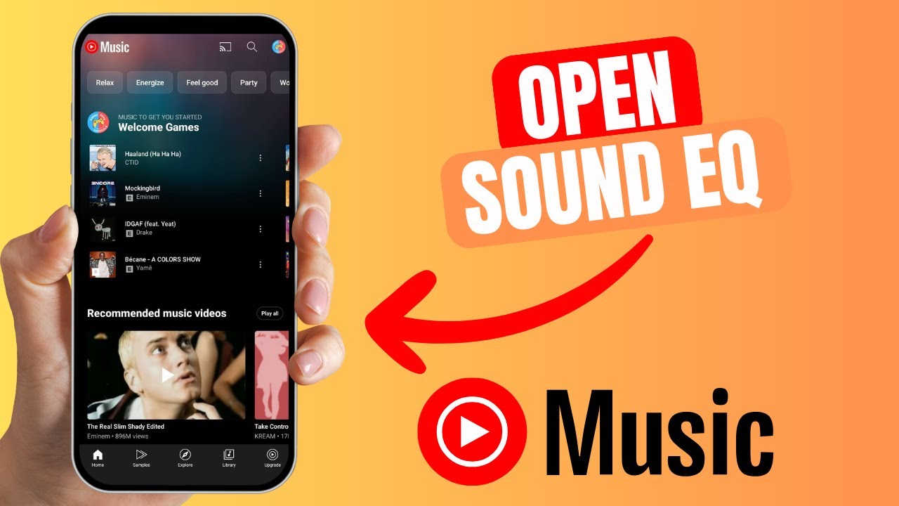 How To Open Sound Equalizer On Youtube Music Where Is Audio Eq Youtube