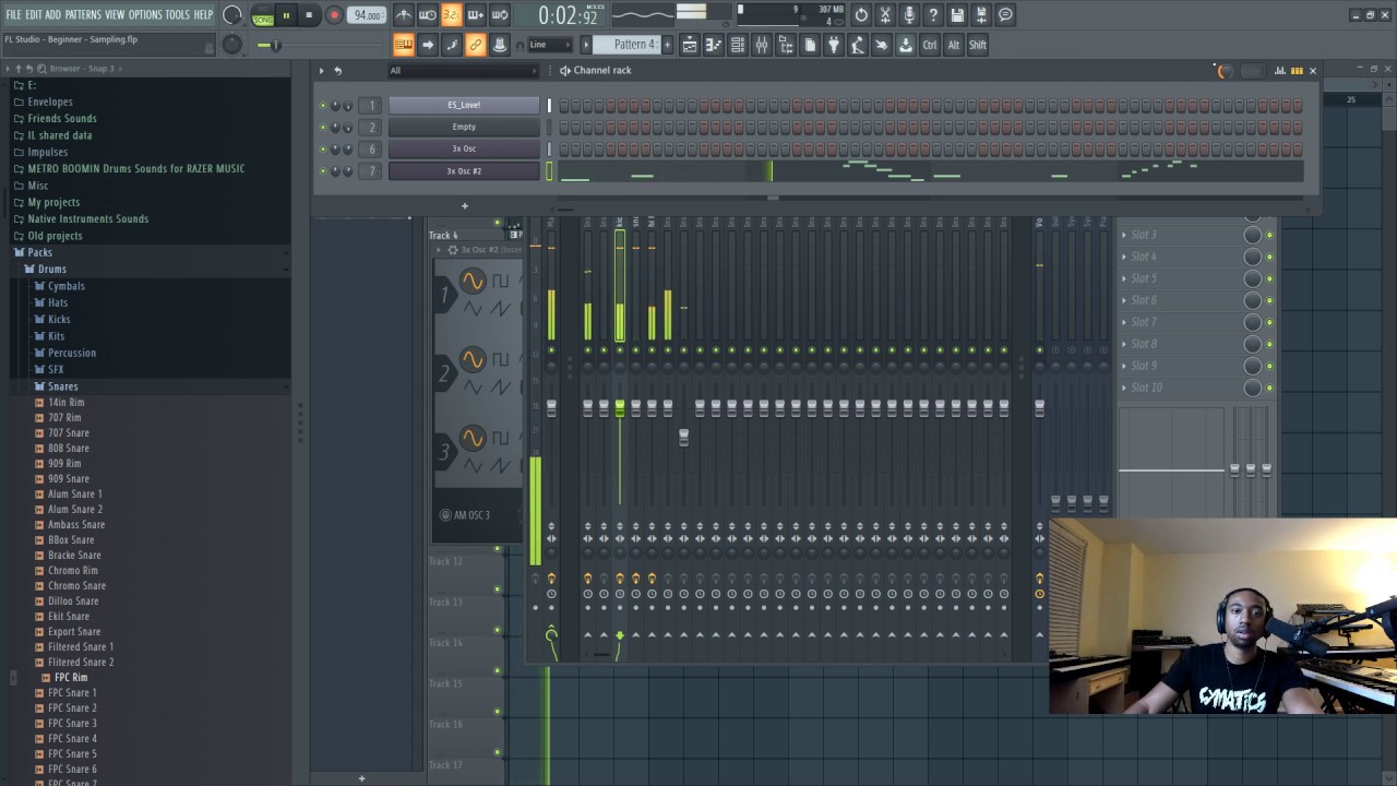 Fl Studio Beginner Sample Beat Tutorial Youtube