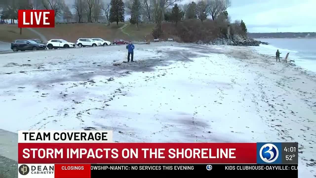 Video Storm Impacts In South Eastern Ct Youtube
