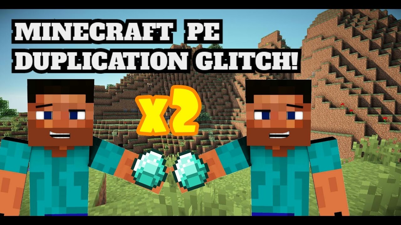 Minecraft Pe Duplication Glitch Youtube