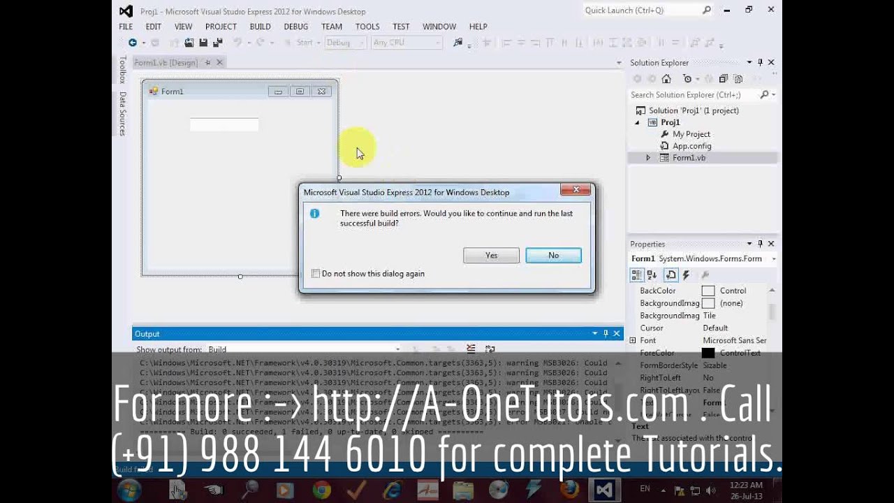 Properties In Vb Net Youtube