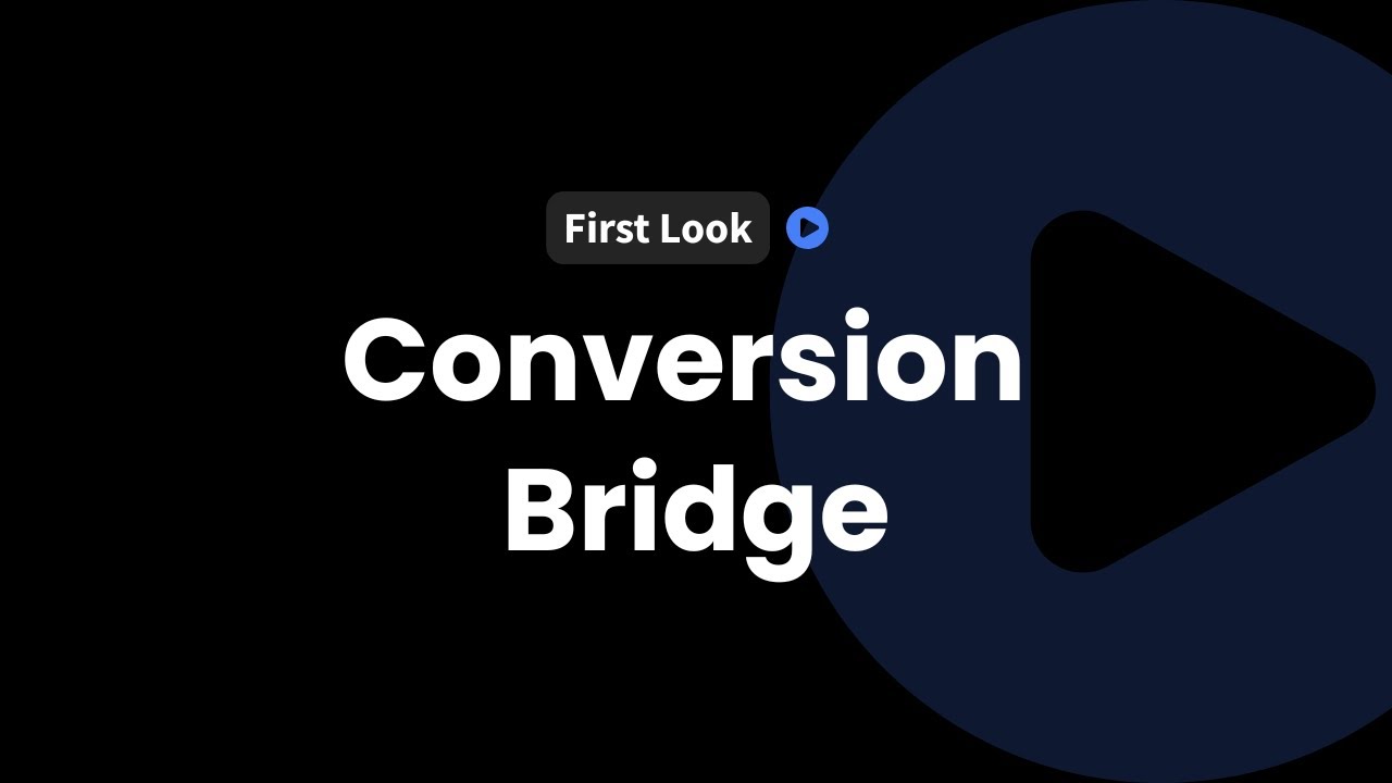 Influencewp First Look Conversion Bridge Youtube