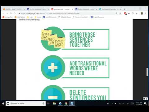 Summarizing Video With Infographic Youtube