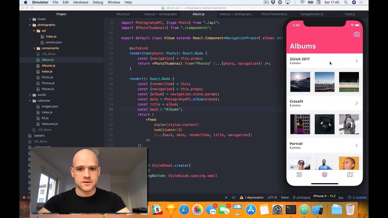 Awesome React Photo Albums React Native Sketch Elements
