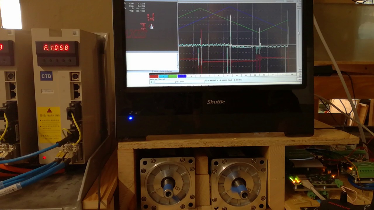 Linuxcnc Servo Drive Testing Youtube