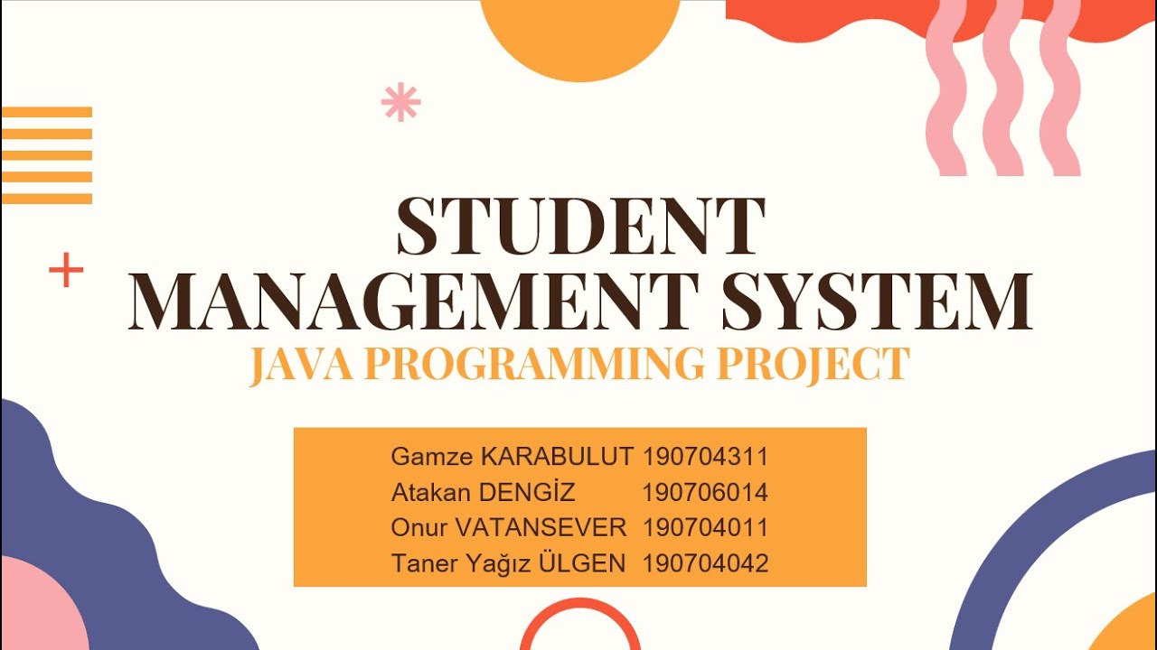 Student Management System Java Programming Project Youtube