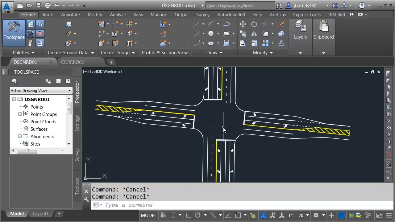 Civil 3d Advanced Intersection Modeling Pt 1 Youtube