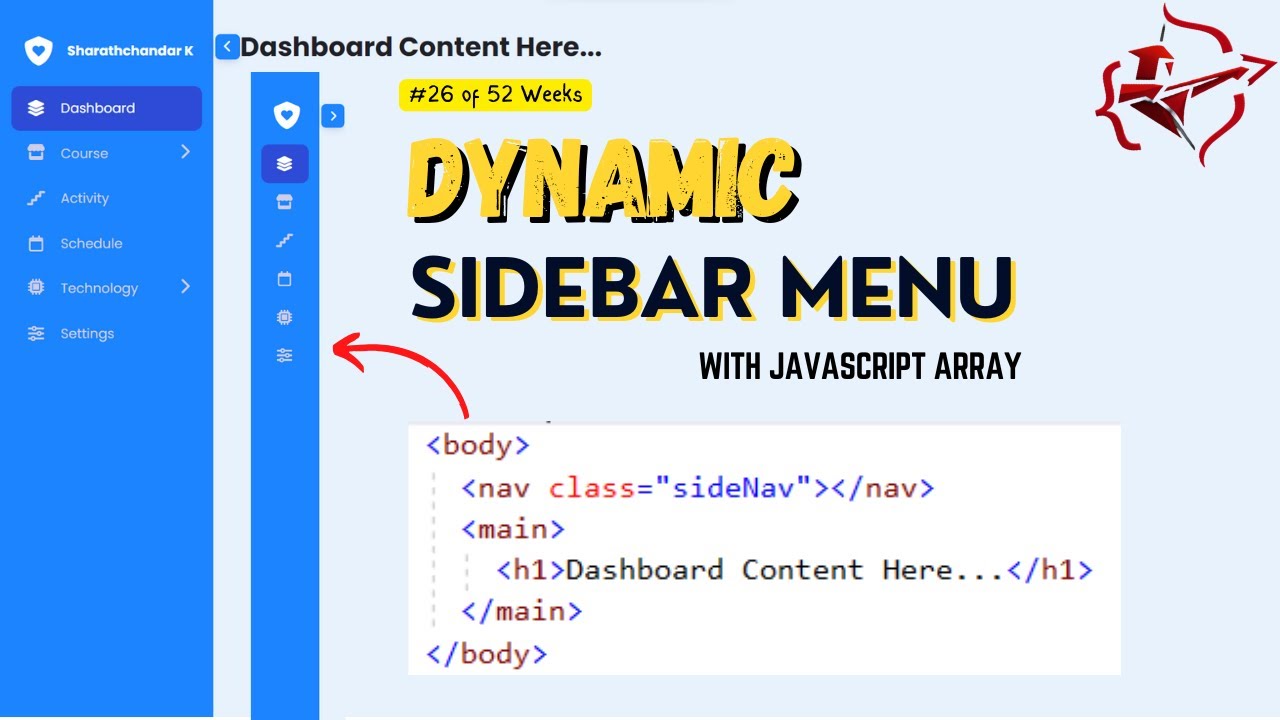 Unlocking The Power Of Dynamic Side Navigation Bar In Html Css