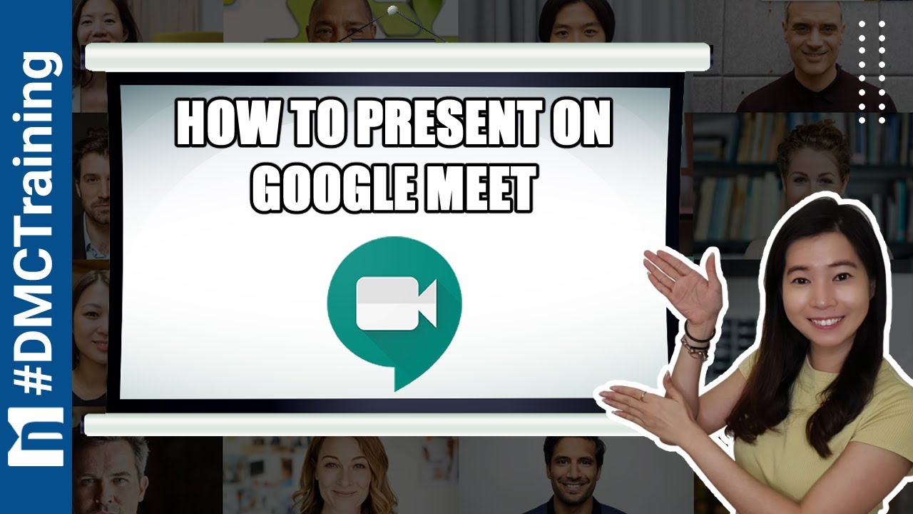 How To Present On Google Meet Google Meet Webinar Tutorial Youtube