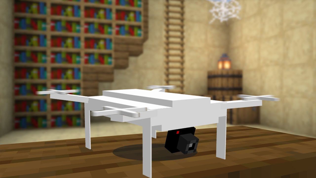I Made A Working Drone In Vanilla Minecraft Youtube