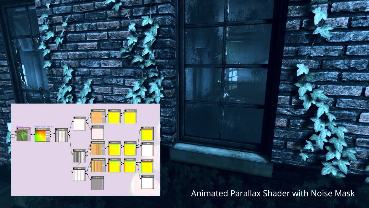 Udk Biohazard Corridor Animated Parallax Shader Youtube