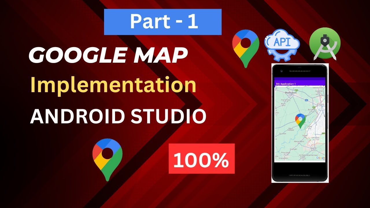 Implement Google Map In Android Studio Part 1 Youtube