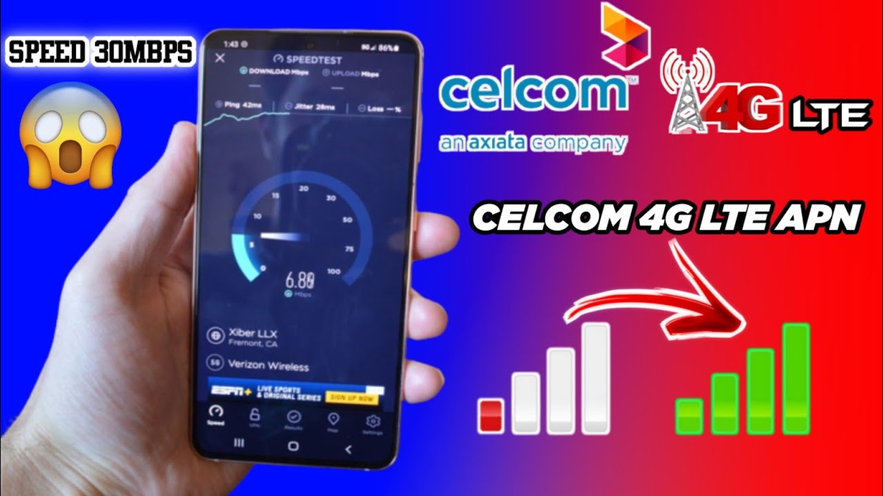 Setting Apn Celcom 4g Lte Internet 2022 Youtube