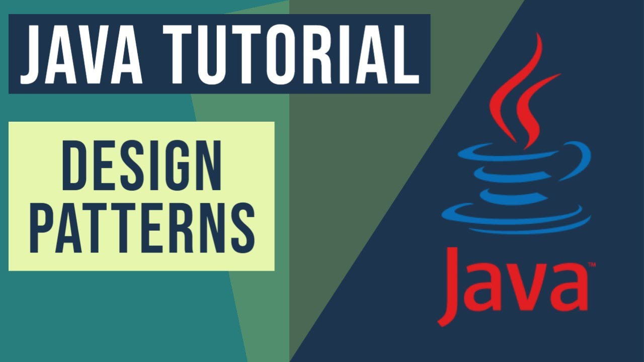 Java Design Patterns Tutorial Youtube