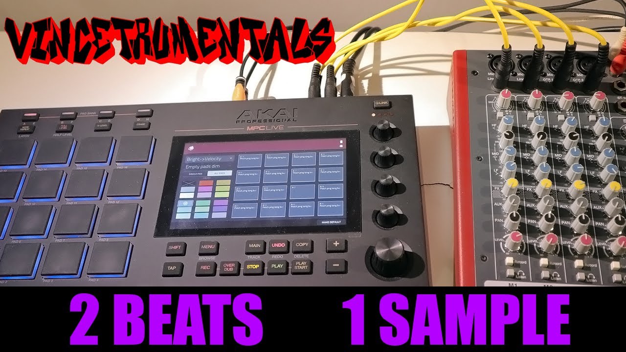 Making 2 Beats With The Same Sample Mpc Live Mpc X Beat Making