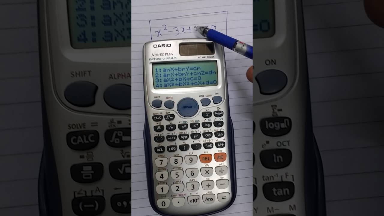 Combination Using The Calculator Casio Fx991es