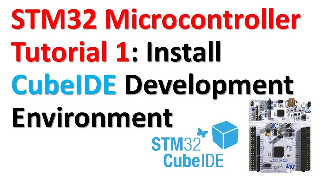 Stm32 Microcontroller Tutorial 1 Install Cubeide Development Nbkomputer