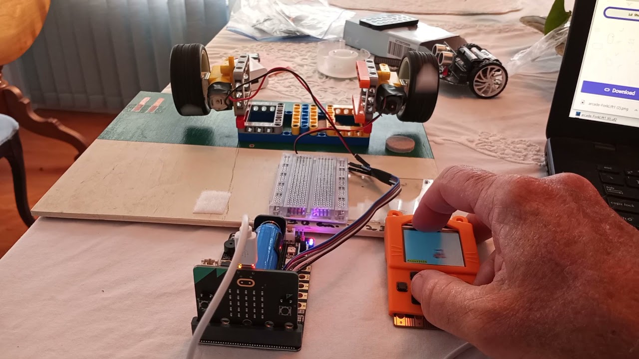 Datalogging Microbit First Forklift Proof Of Concept Light Sensing
