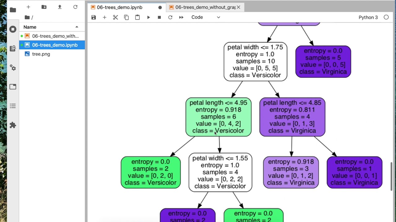 6 7 Code Example Implementing Decision Trees In Scikit Learn L06
