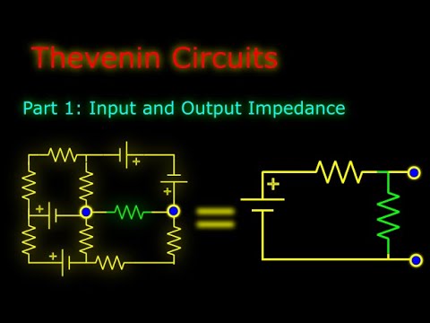 Thévenin S Theorem Part 1 Input And Output Impedance Youtube