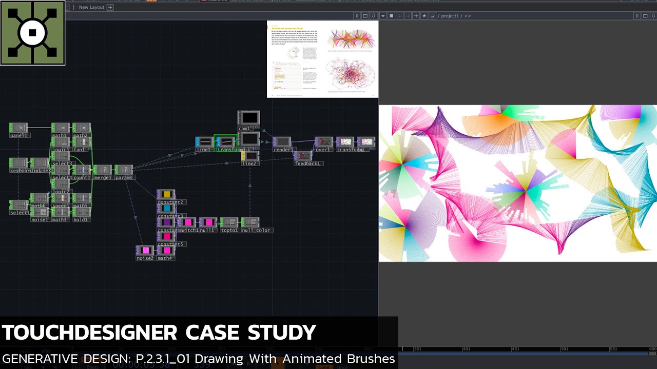 Touchdesigner Tutorial 57 Case Study Generative Design P 2 3 1 01
